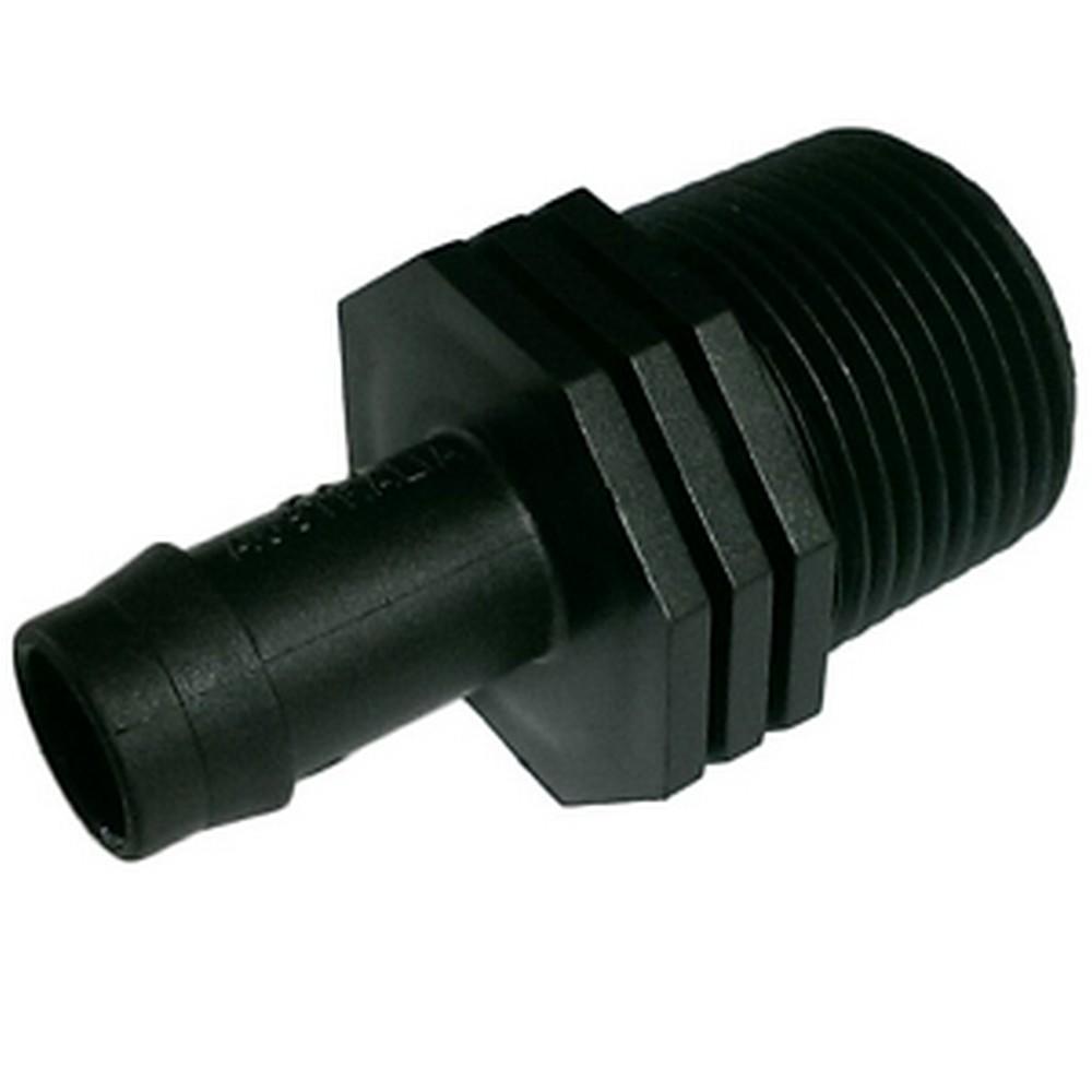 Barbed to Threaded Hose Tail | Poly-to-BSP Adapter (13mm-40mm)